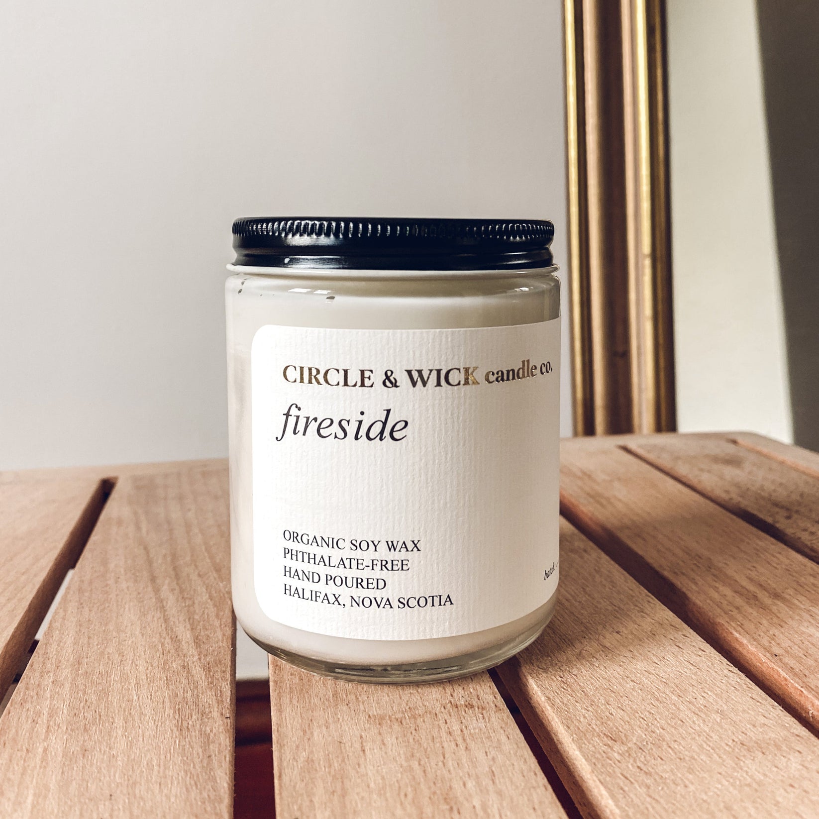 Fireside – Circle & Wick | 100% Soy Candles | Hand poured in Nova Scotia