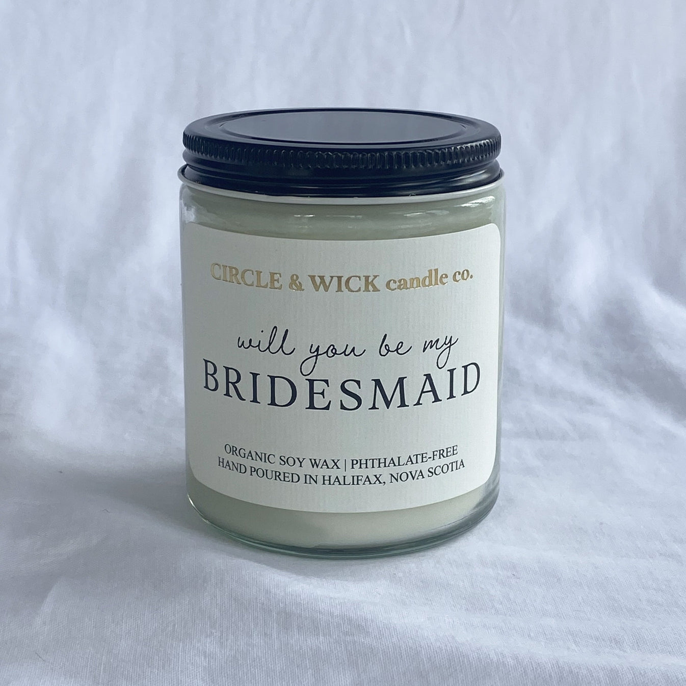 Bridesmaid - 9oz Candle – Circle & Wick | 100% Soy Candles | Hand ...